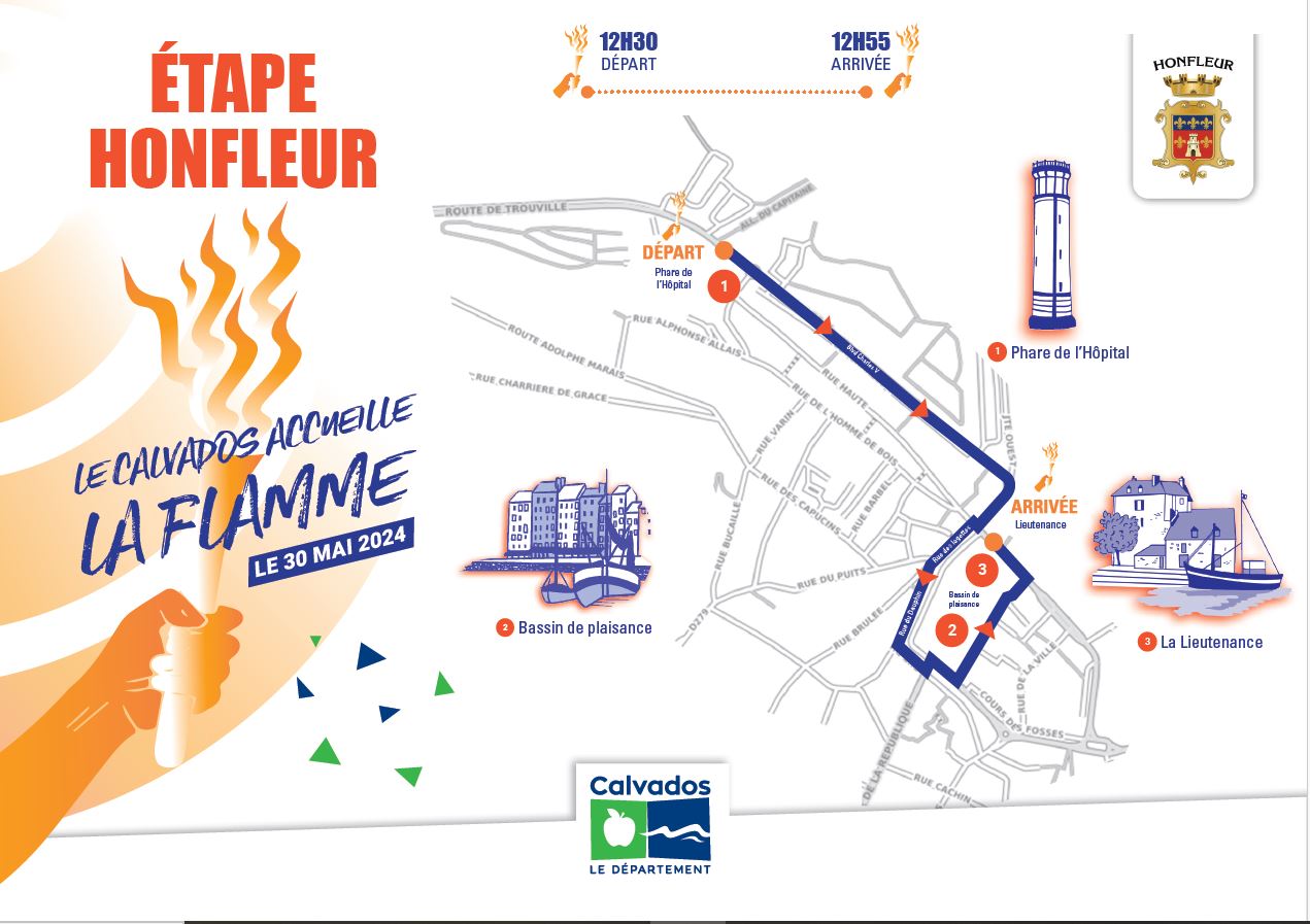 Flamme olympique à Honfleur : le parcours, les animations et les ...