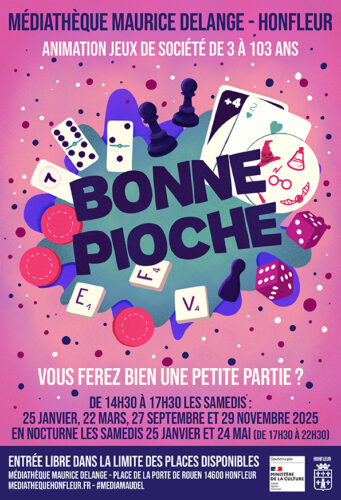 Animation jeux de société : bonne pioche ! - Mairie de Honfleur Mairie ...